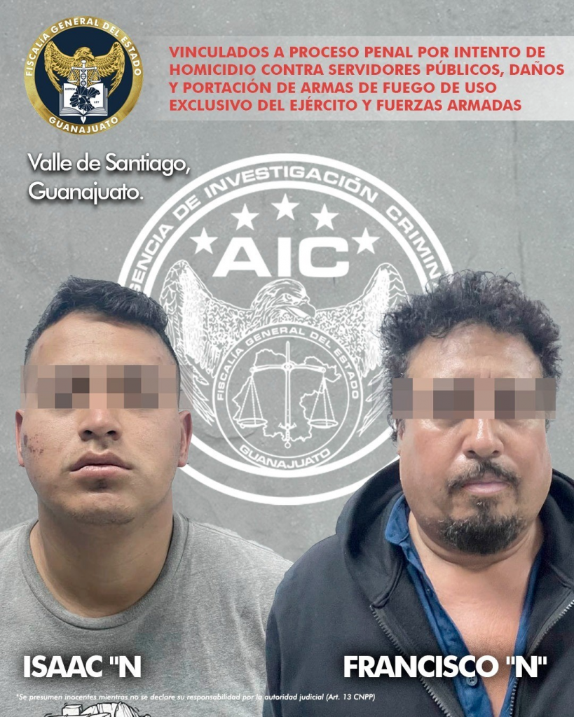 Vinculados a proceso penal por homicidio en grado de tentativa en contra de servidores públicos ...